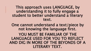 Language Based Approach | PPTX