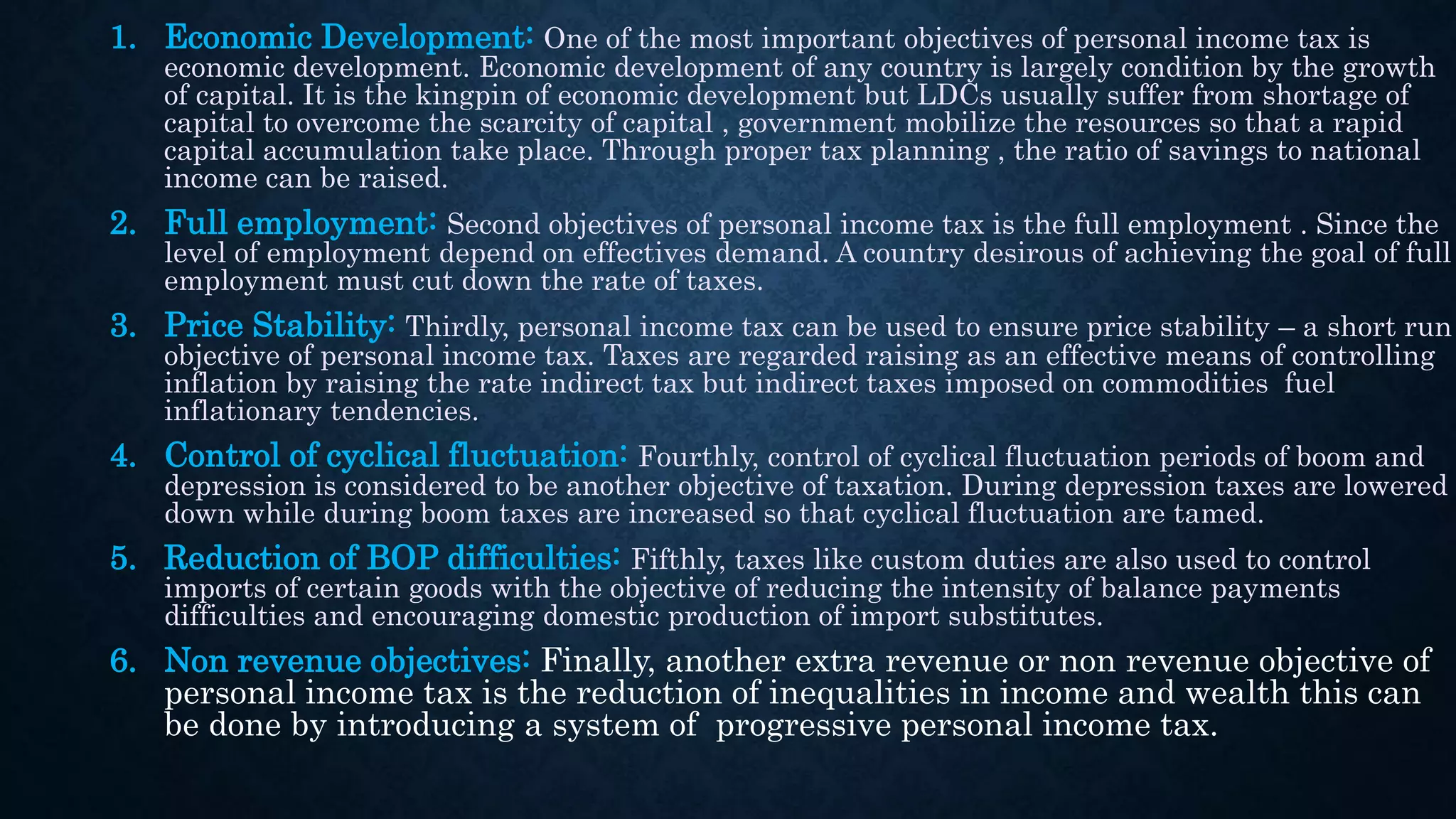 Personal Income Tax | PPTX