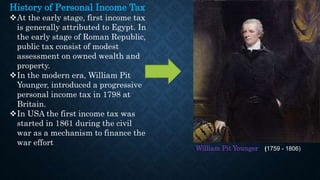 Personal Income Tax | PPTX