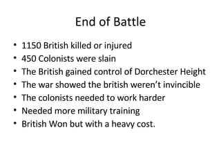 Battle of Bunker Hill | PPT