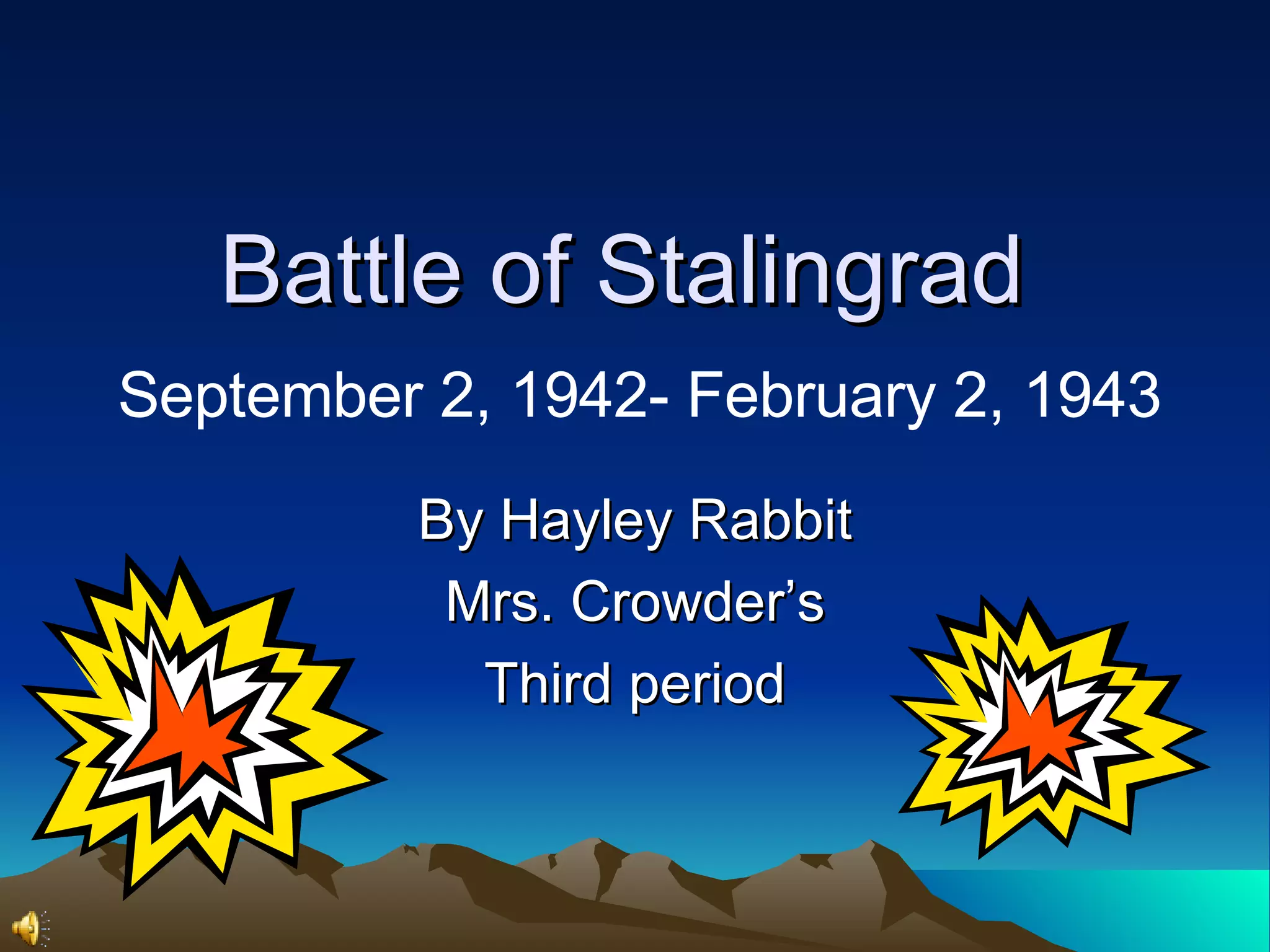 Battle Of Stalingrad | PPT