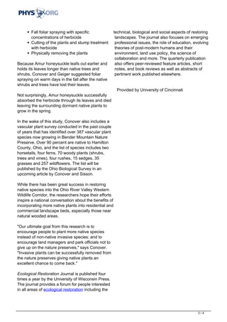 Battle against invasive species | PDF