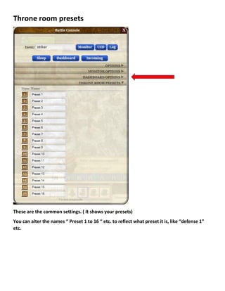 Battle Dashboard | PDF