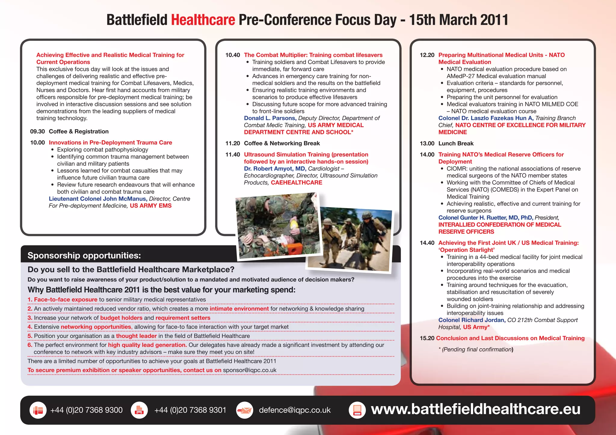 Battlefield Healthcare A4 7pp Pdfw | PDF