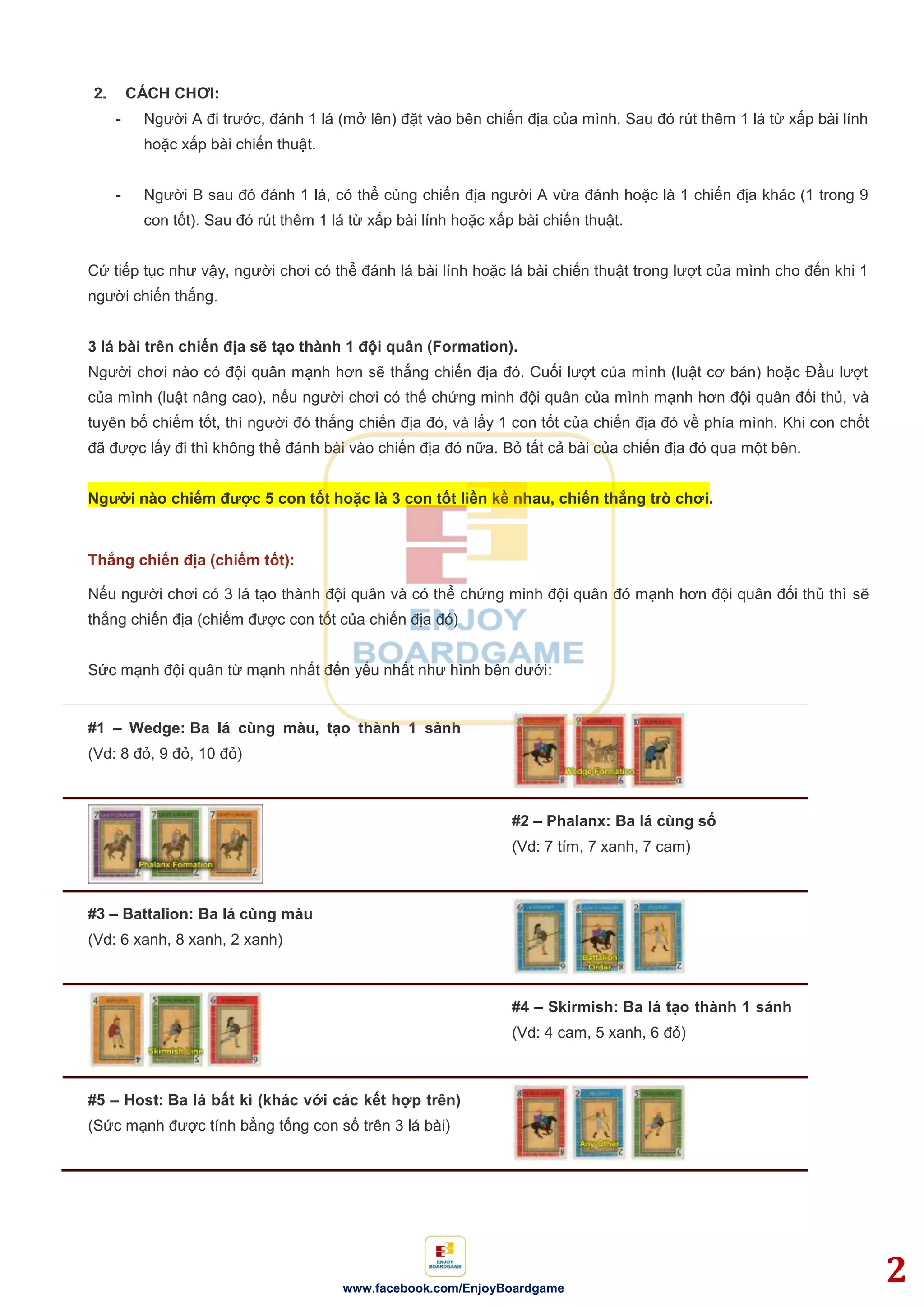 Battle line rules (vietnamese) watermark | PDF