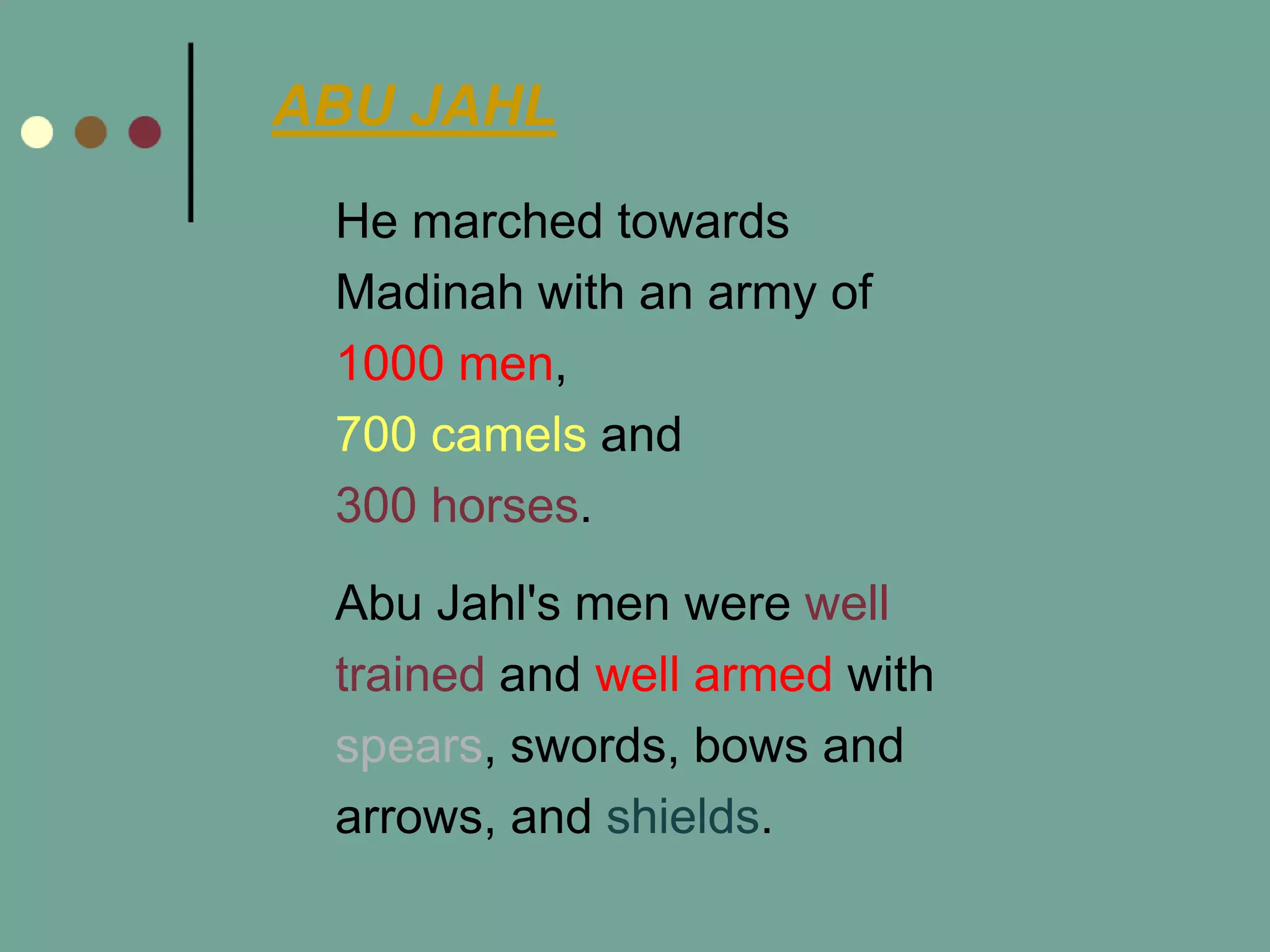 Battle of badr | PPTX