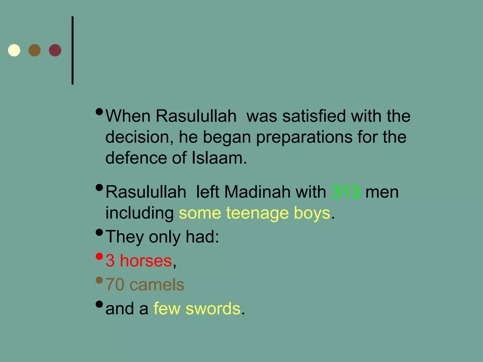 Battle of badr | PPTX