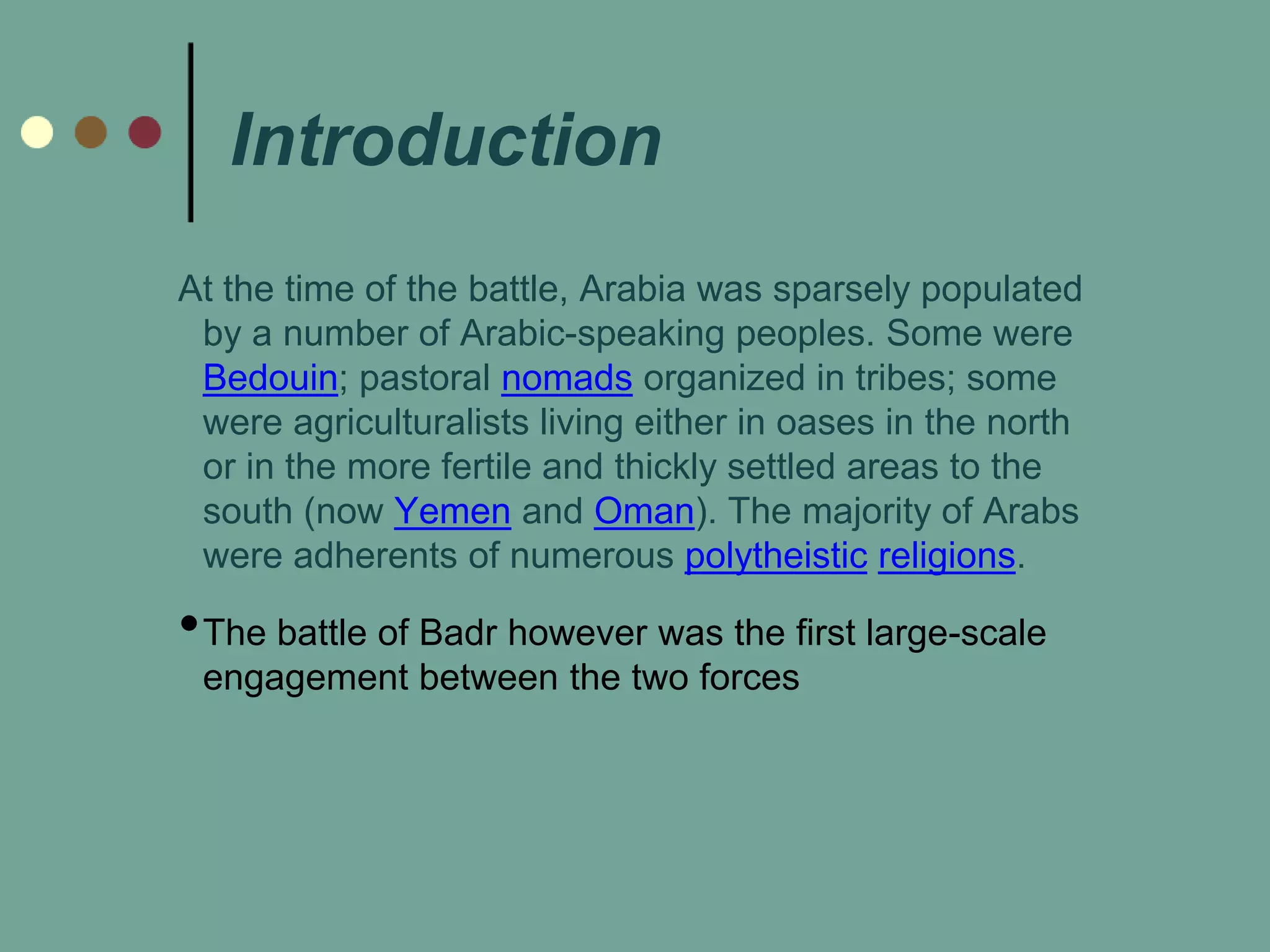 Battle of badr | PPTX