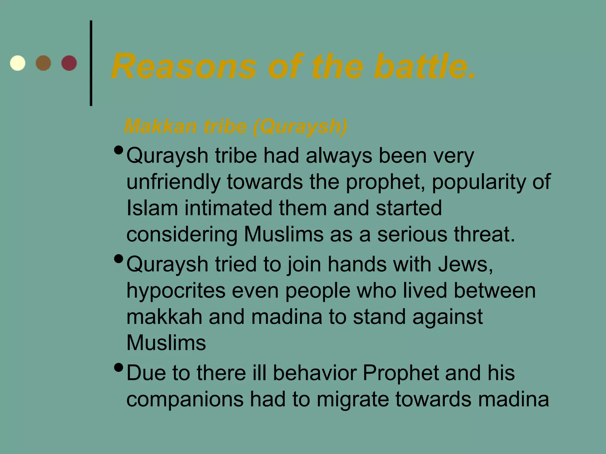 Battle of badr | PPTX