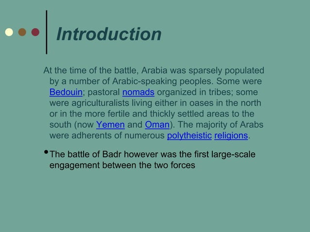 Battle of badr | PPTX