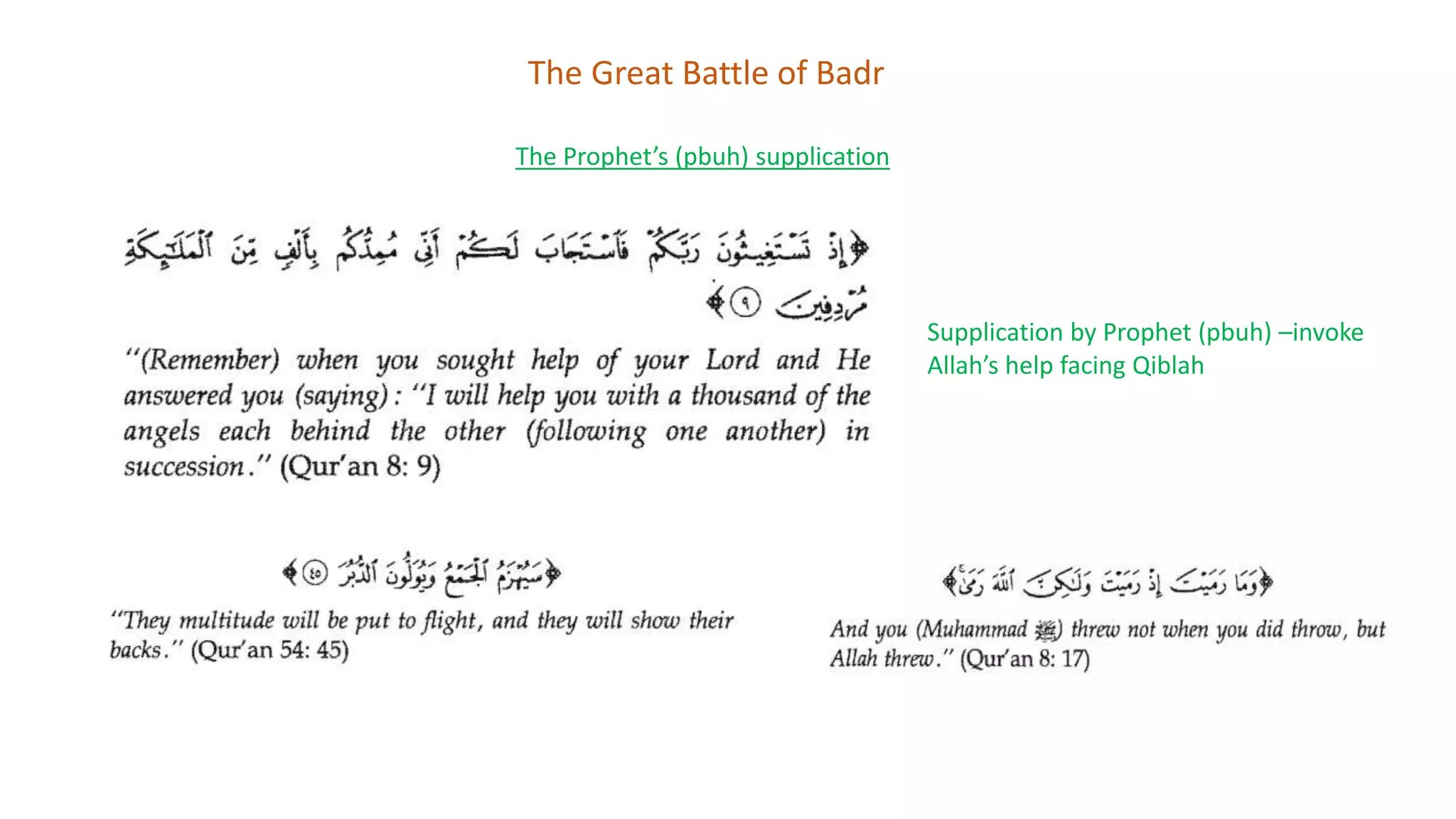 Battle of badr | PPTX