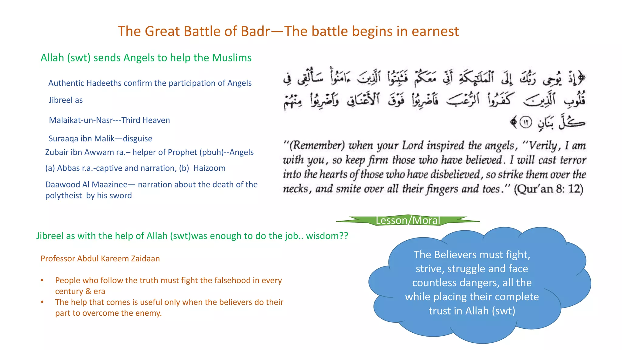 Battle of badr | PPTX