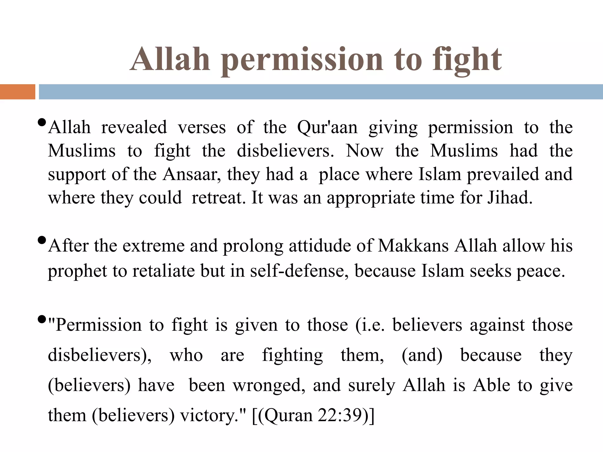 Battle of Badr_First Battle in Islamic History | PPTX