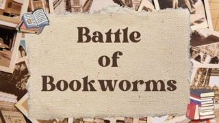 Battle of Bookworms 2025 - U25 Literature Quiz by Pragya | PDF