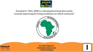 Battle of brains quiz prelim with answers | PDF