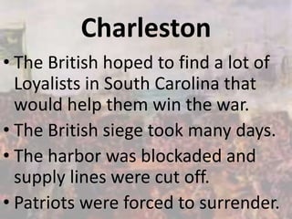 Battle of charleston | PPT