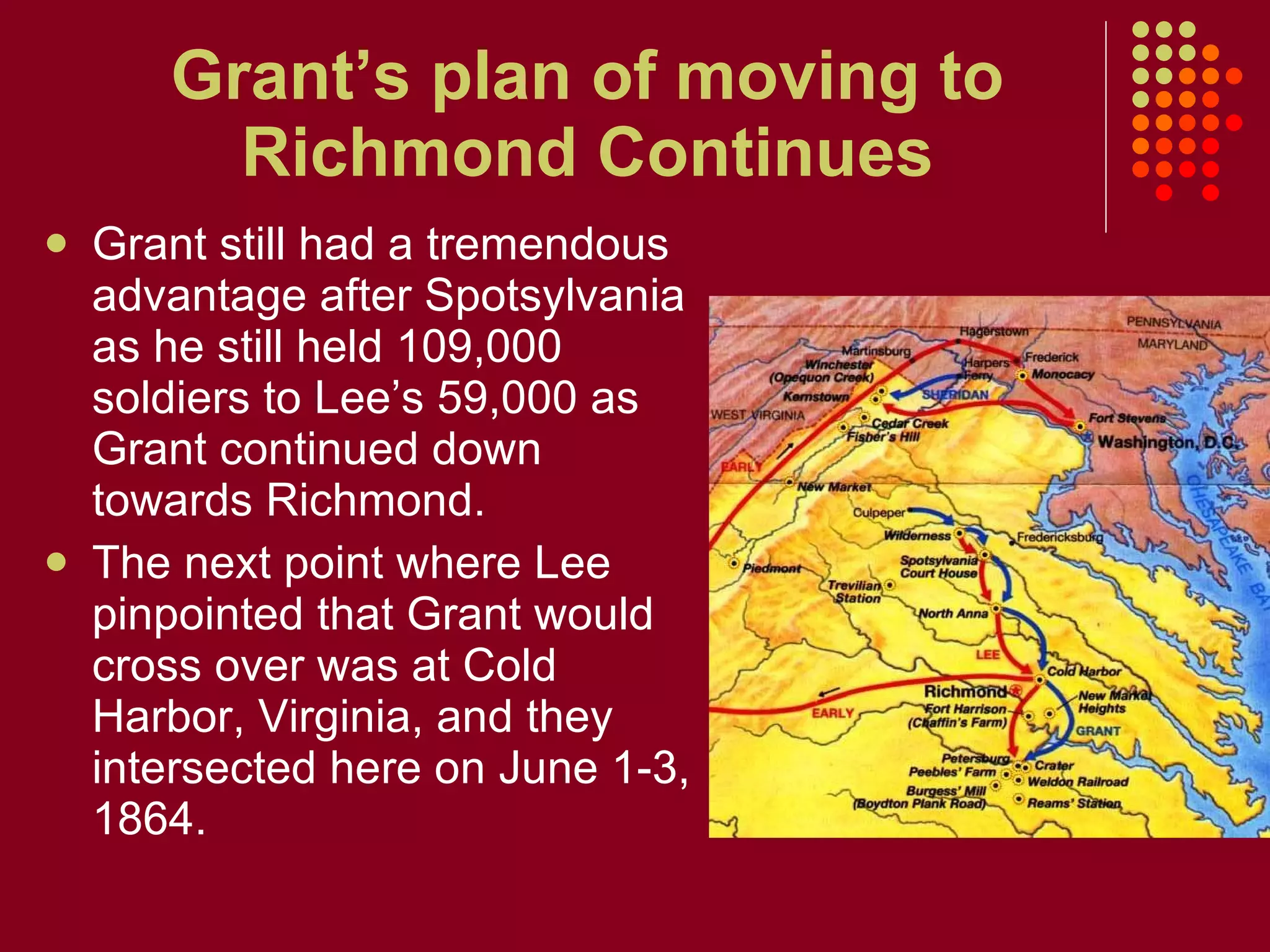 Battle of cold harbor and the siege of petersburg | PPT