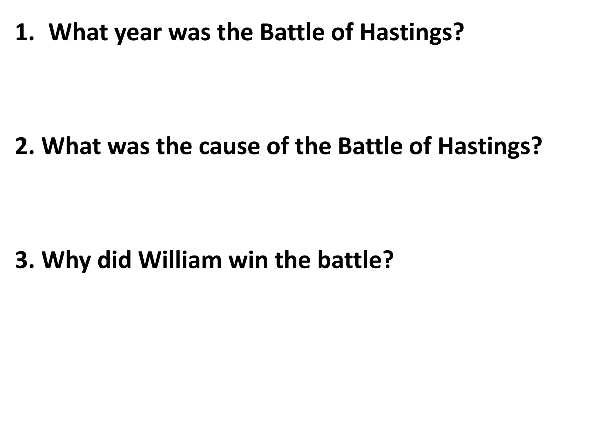 Battle of Hastings ppt | PPTX