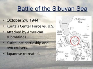 Battle of leyte gulf | PPTX