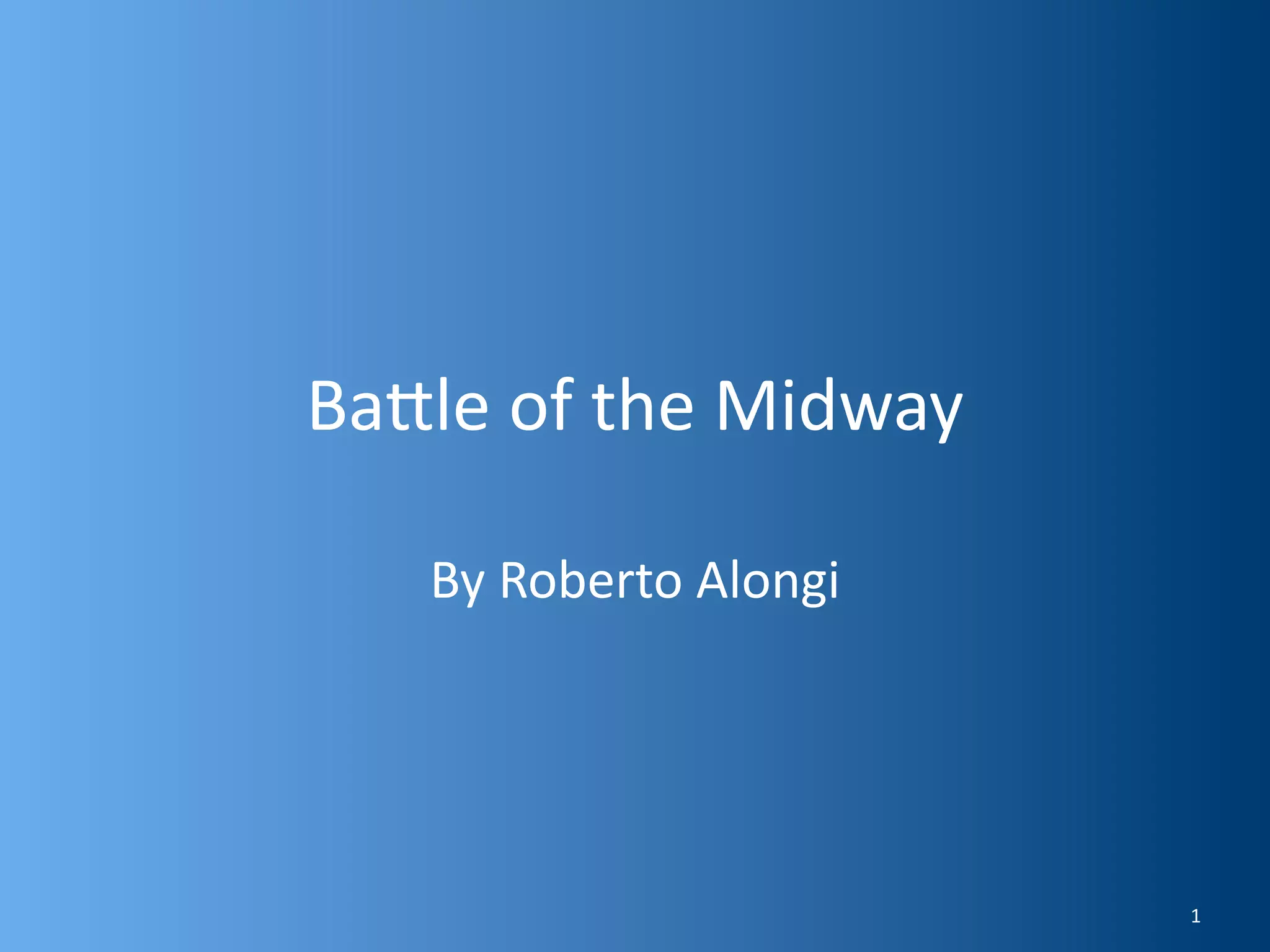 Battle of midway | KEY