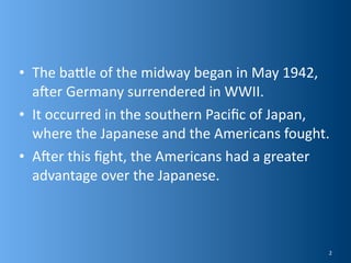 Battle of midway | PPT