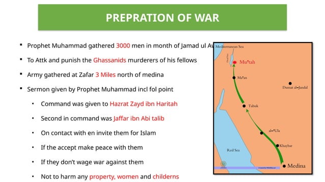 The Battle of Mutah and its after effects. | PPTX