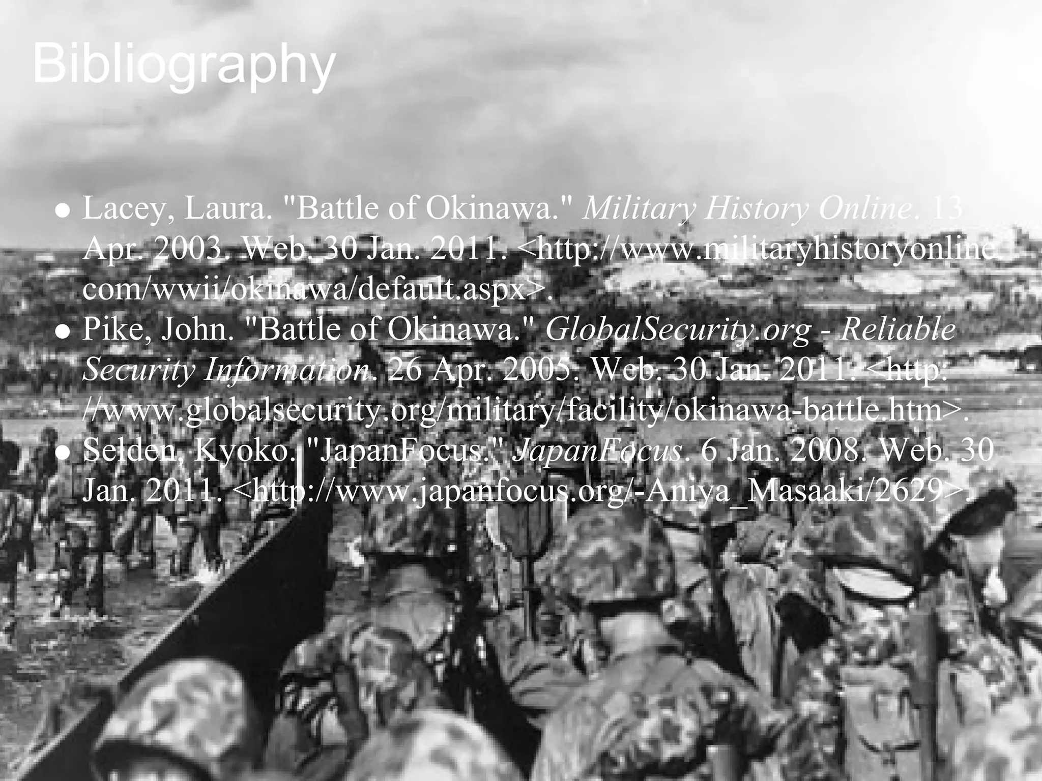 Battle of okinawa | PDF