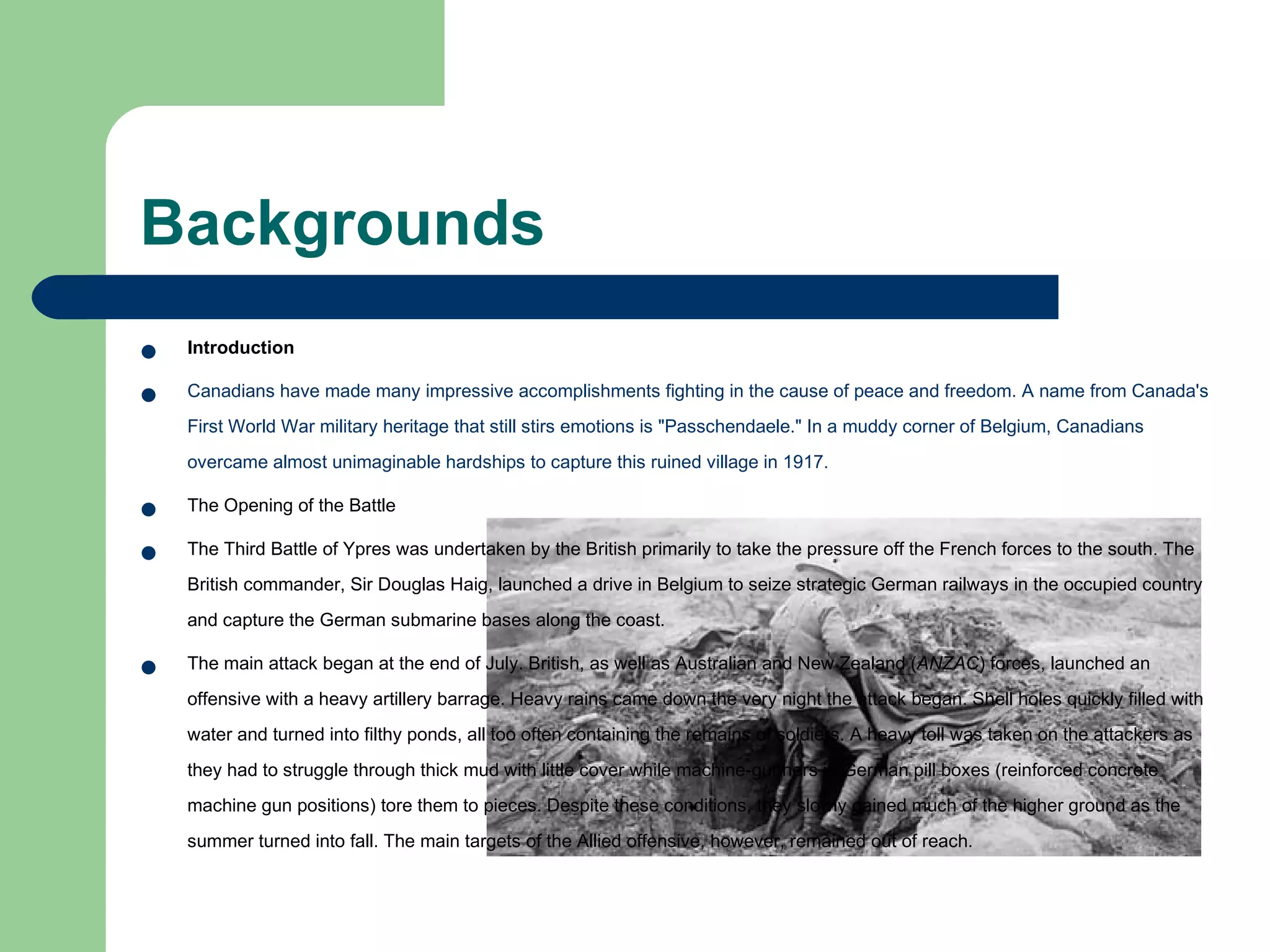 Battle Of Passchendale | PPT