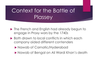 Battle of Plassey | PPTX