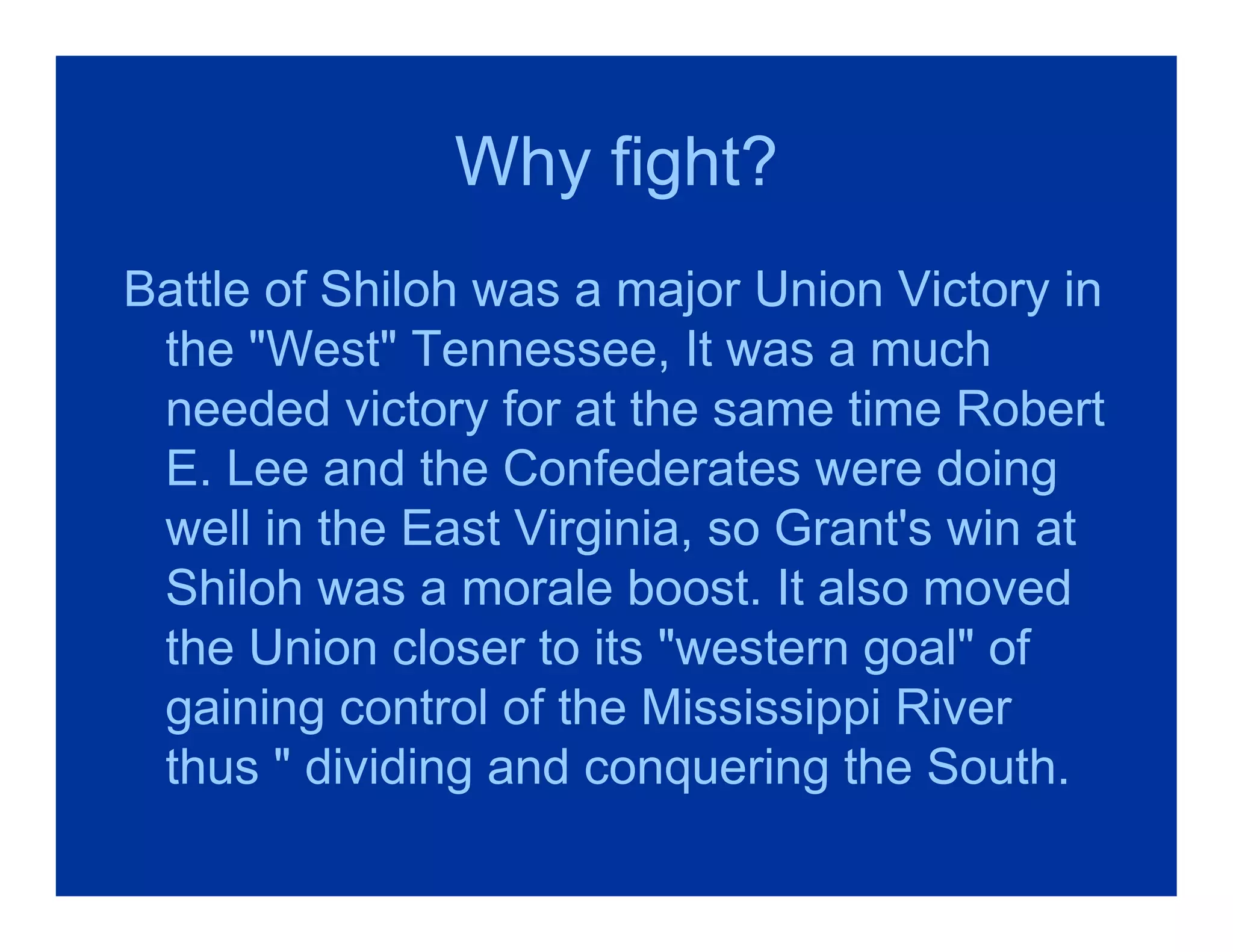 Battle of shiloh | PDF | Death, Injury, or Military Conflict ...
