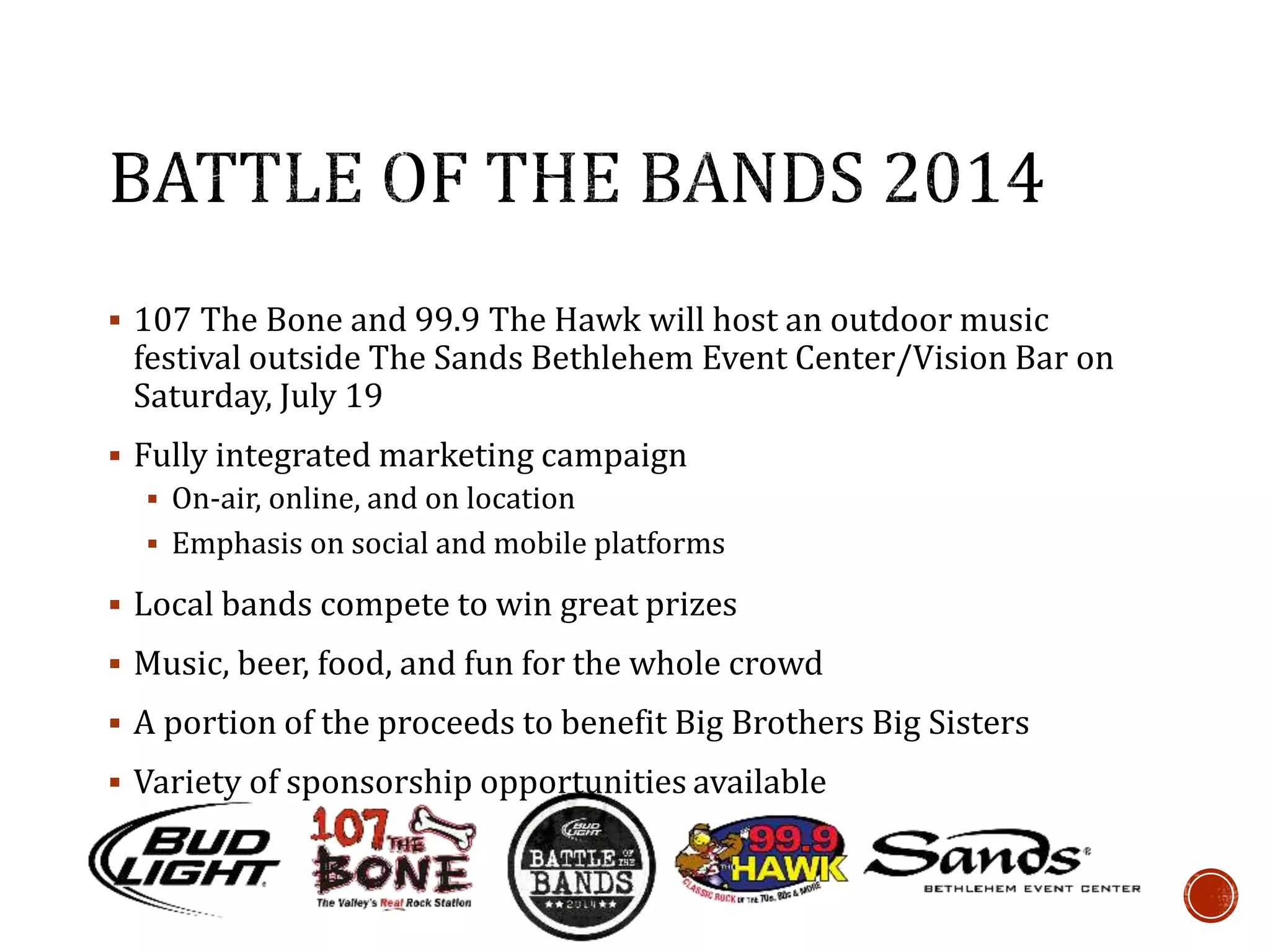 Battle of the Bands Promotional Proposal | PPTX