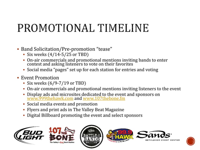 Battle of the Bands Promotional Proposal | PPTX | Advertising Industry ...