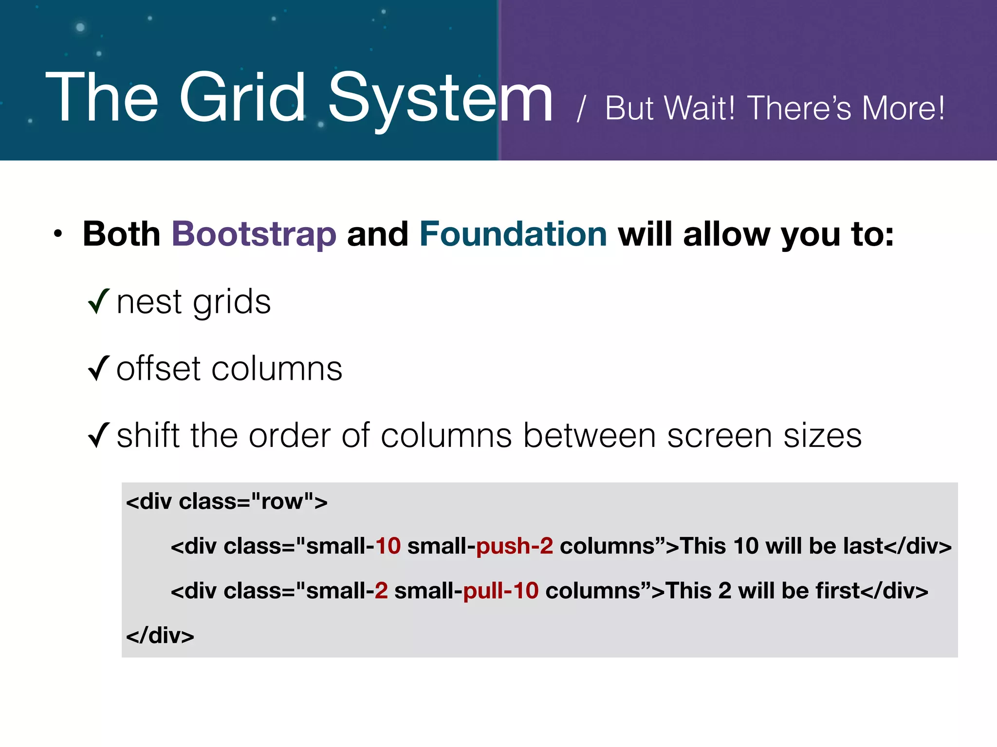 Battle Of The Front End Frameworks Bootstrap Vs Foundation Ppt