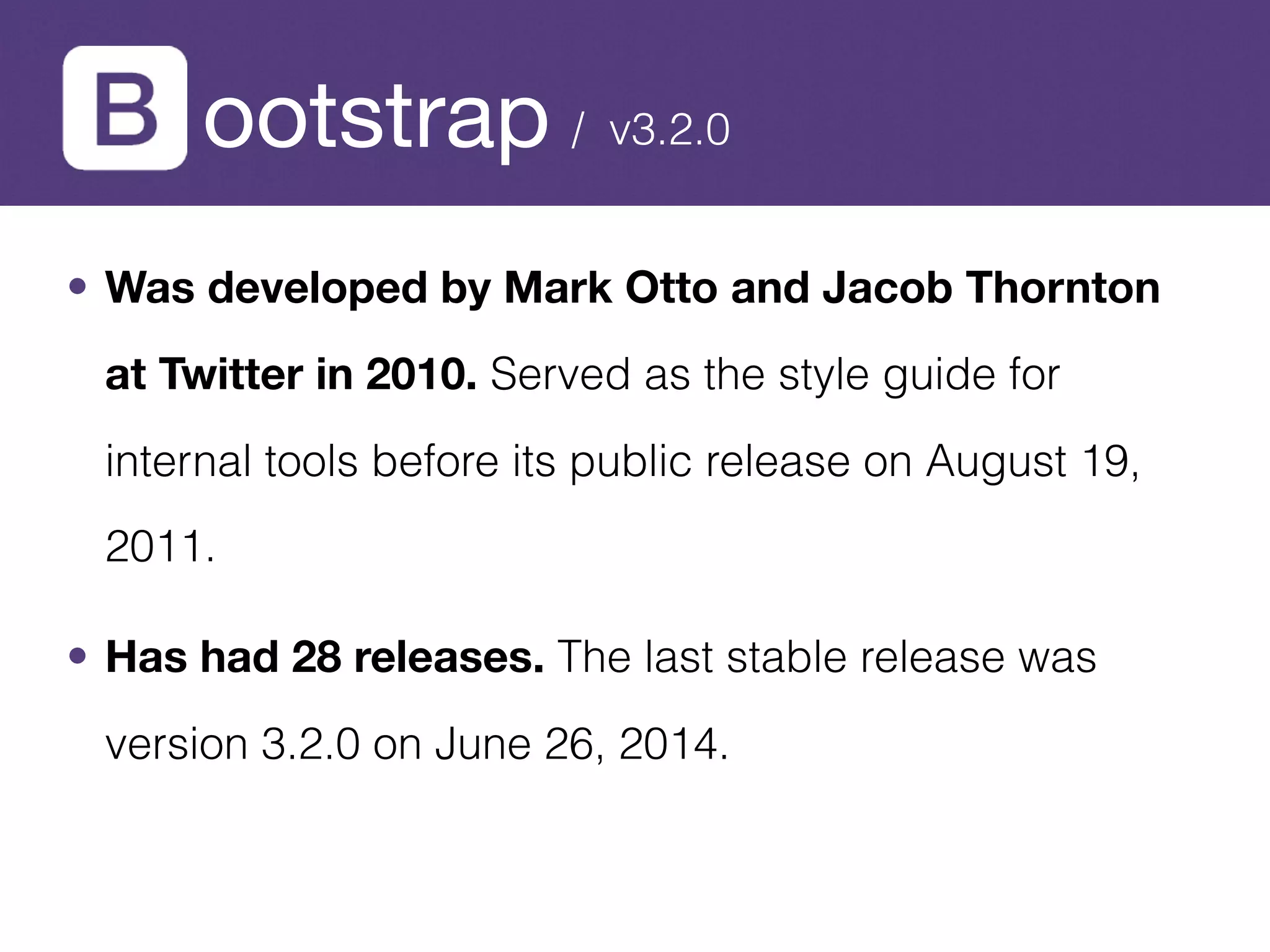 Battle Of The Front End Frameworks Bootstrap Vs Foundation Ppt