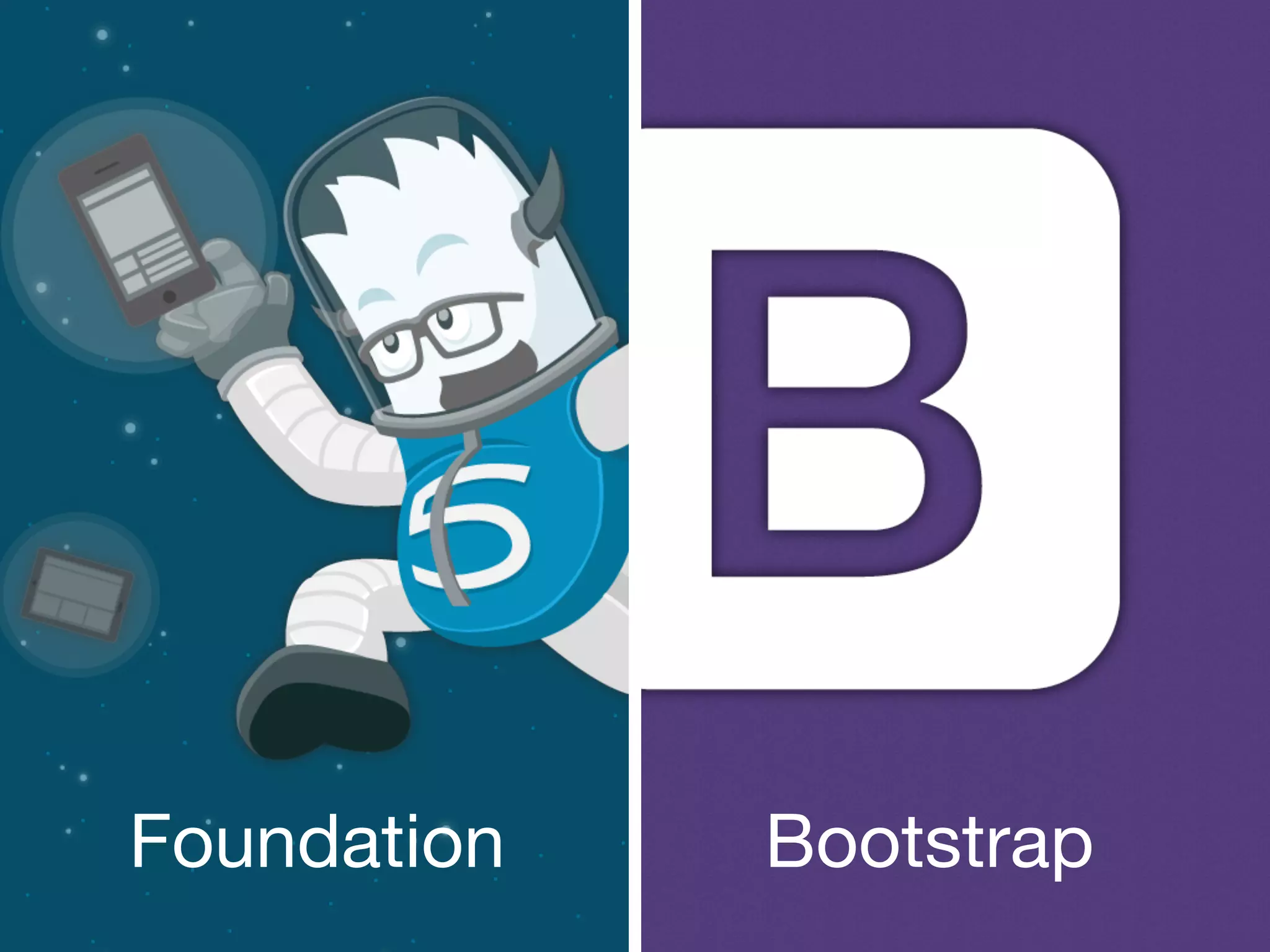 Battle Of The Front End Frameworks Bootstrap Vs Foundation Ppt