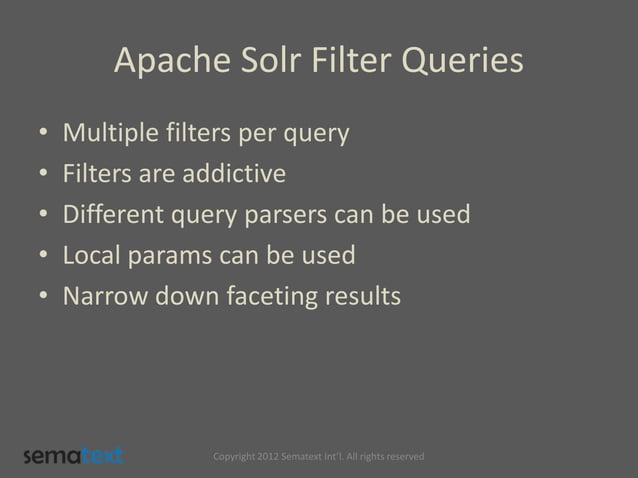 Battle Of The Giants Apache Solr Vs Elasticsearch Apachecon Ppt