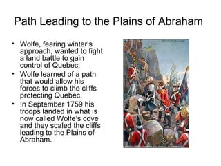 Battle of the Plains of Abraham | PPT