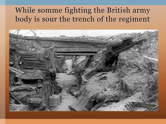 Battle Of The Somme Ww1 | PPTX