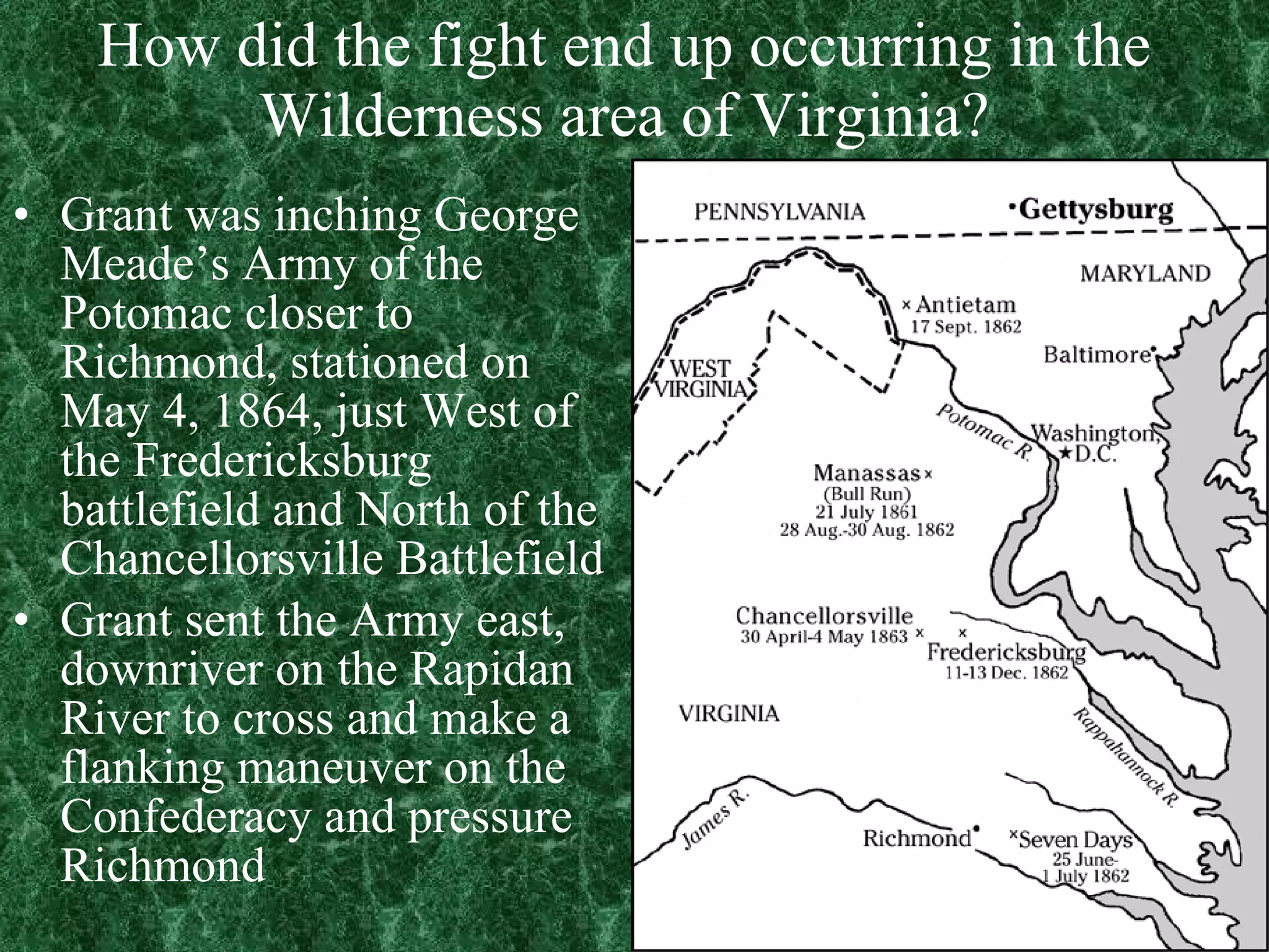 Battle of the wilderness powerpoint | PPT