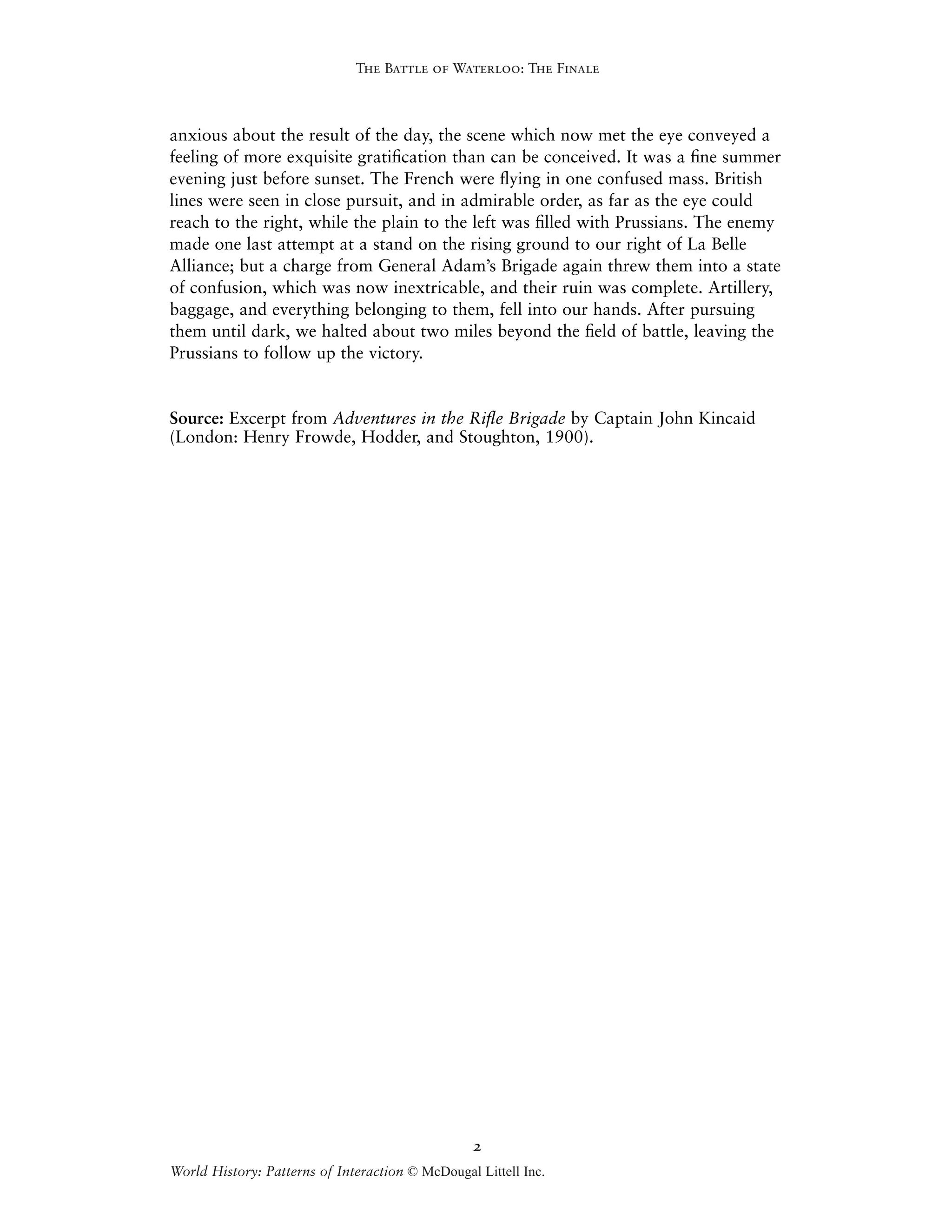 Battle of waterloo | PDF
