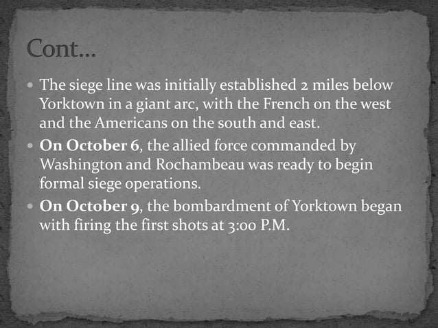Battle of yorktown | PPTX