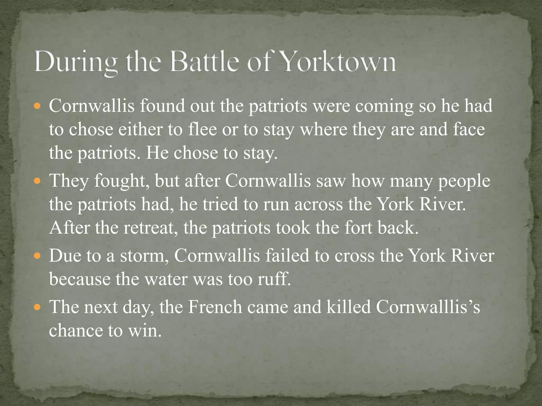 Battle of yorktown | PPT
