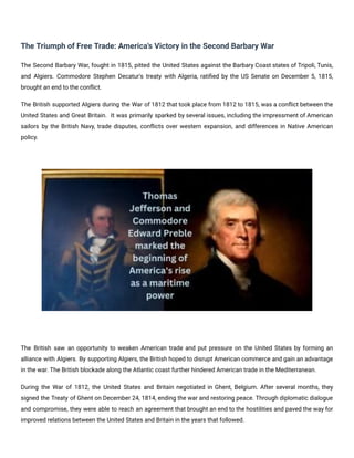 Battle on the High Seas- Ottoman vs. USA | PDF