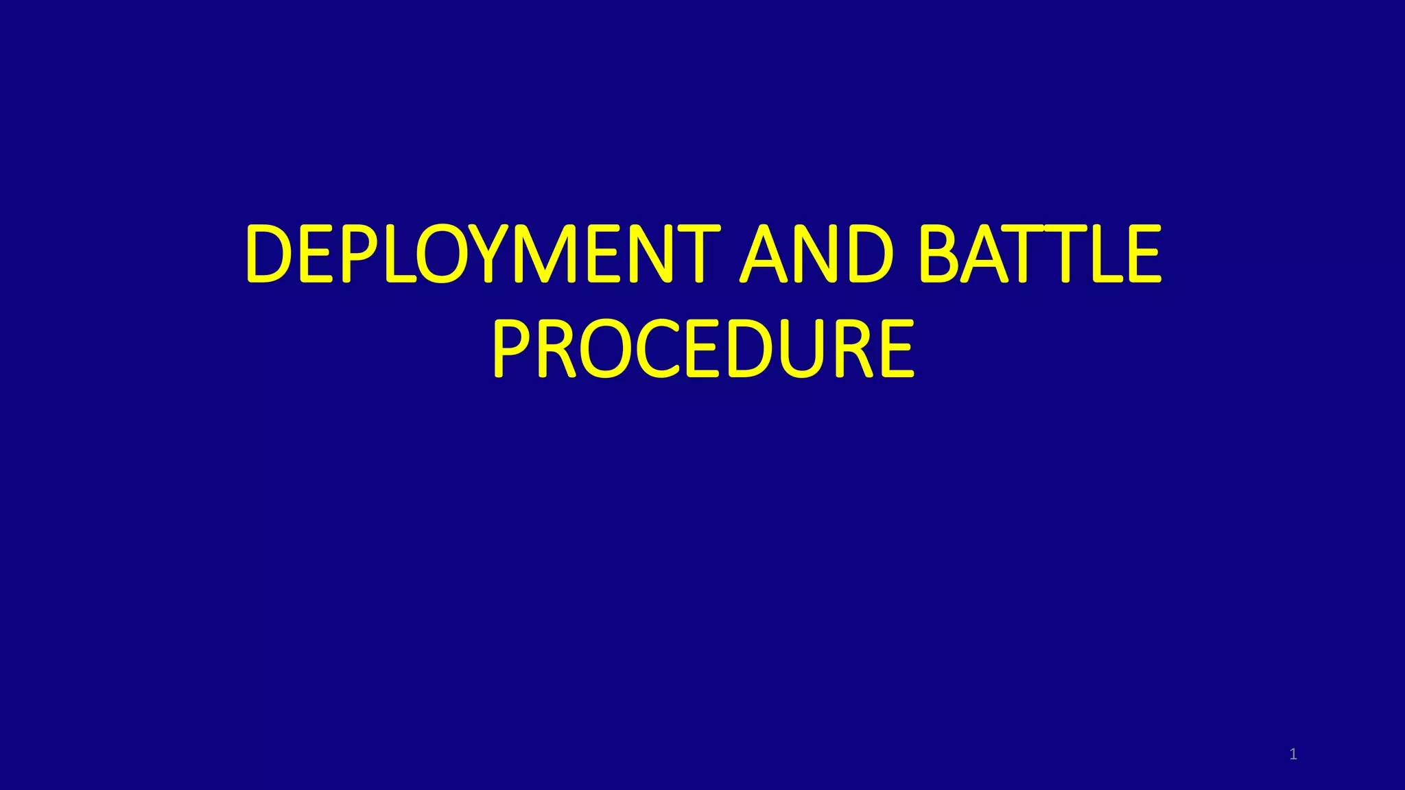 Battle procedure | PPTX