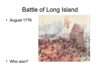 Battles Of The American Revolution (Shakera) | PPT