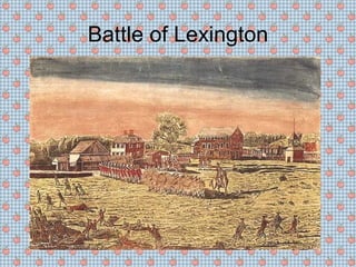 Battles Of Lexington And Concord | PPT