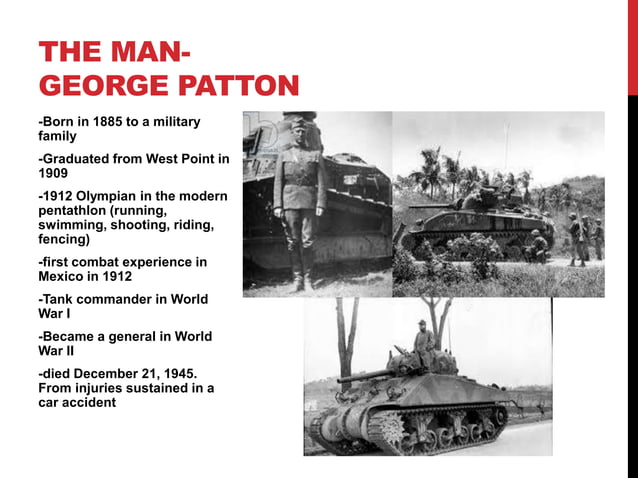 Battles of patton | PPTX | Death, Injury, or Military Conflict ...