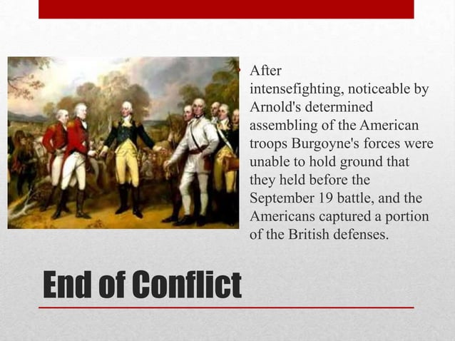 Battles of saratoga | PPT