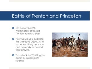 Battles of the Revolution- PPT | PPT