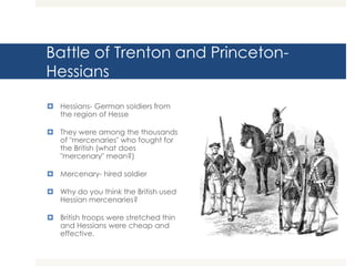 Battles of the Revolution- PPT | PPT
